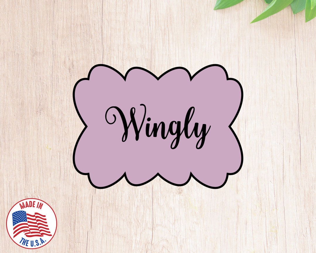 Fast Shipping! Wingly Plaque Cookie Cutter - Etsy