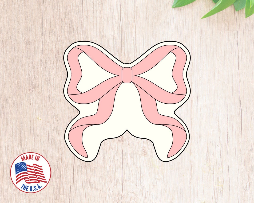 Fast Shipping! Elegant Long Slim Bow Cookie Cutter - Baking Gifts - Etsy