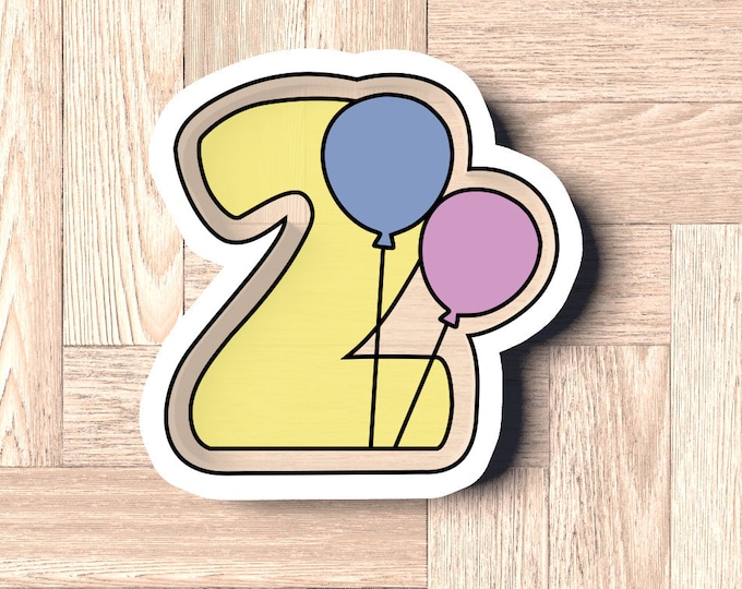 Fast Shipping! Birthday Number 2 Cookie Cutter - Baking Gift - Etsy