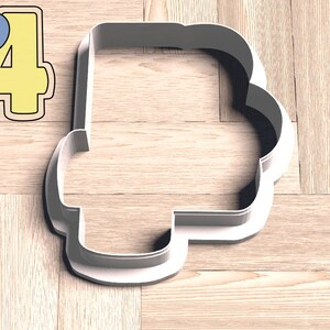 Fast Shipping! Birthday Number 4 Cookie Cutter - Custom Baking Gift - Etsy