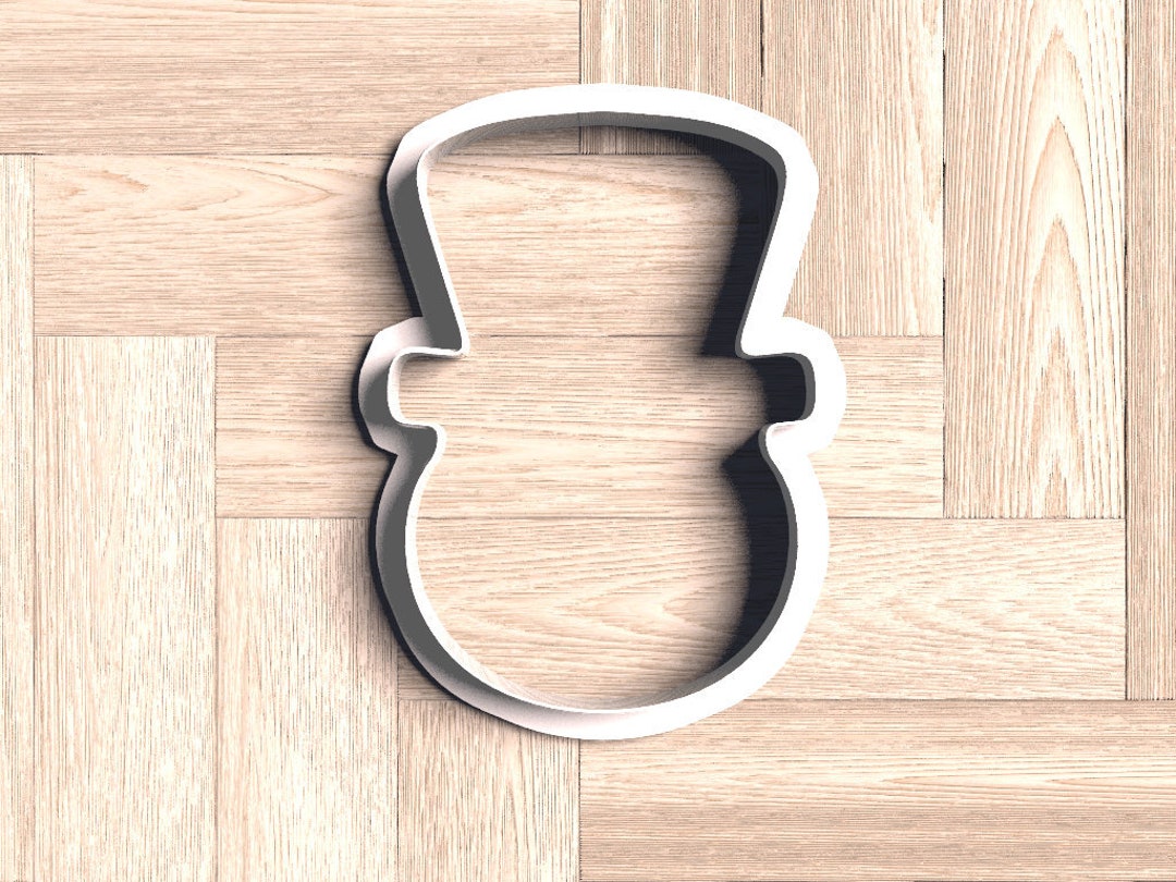 Snowman Head Cookie Cutter. Winter Cookie Cutter. Christmas - Etsy