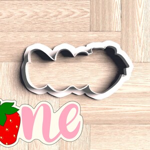 Fast Shipping! Strawberry Number One Cookie Cutter. First Birthday ...