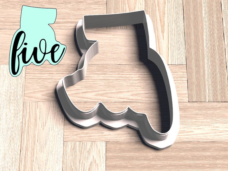 Lettered Number Five Cookie Cutter. Number Cookie Cutter. - Etsy