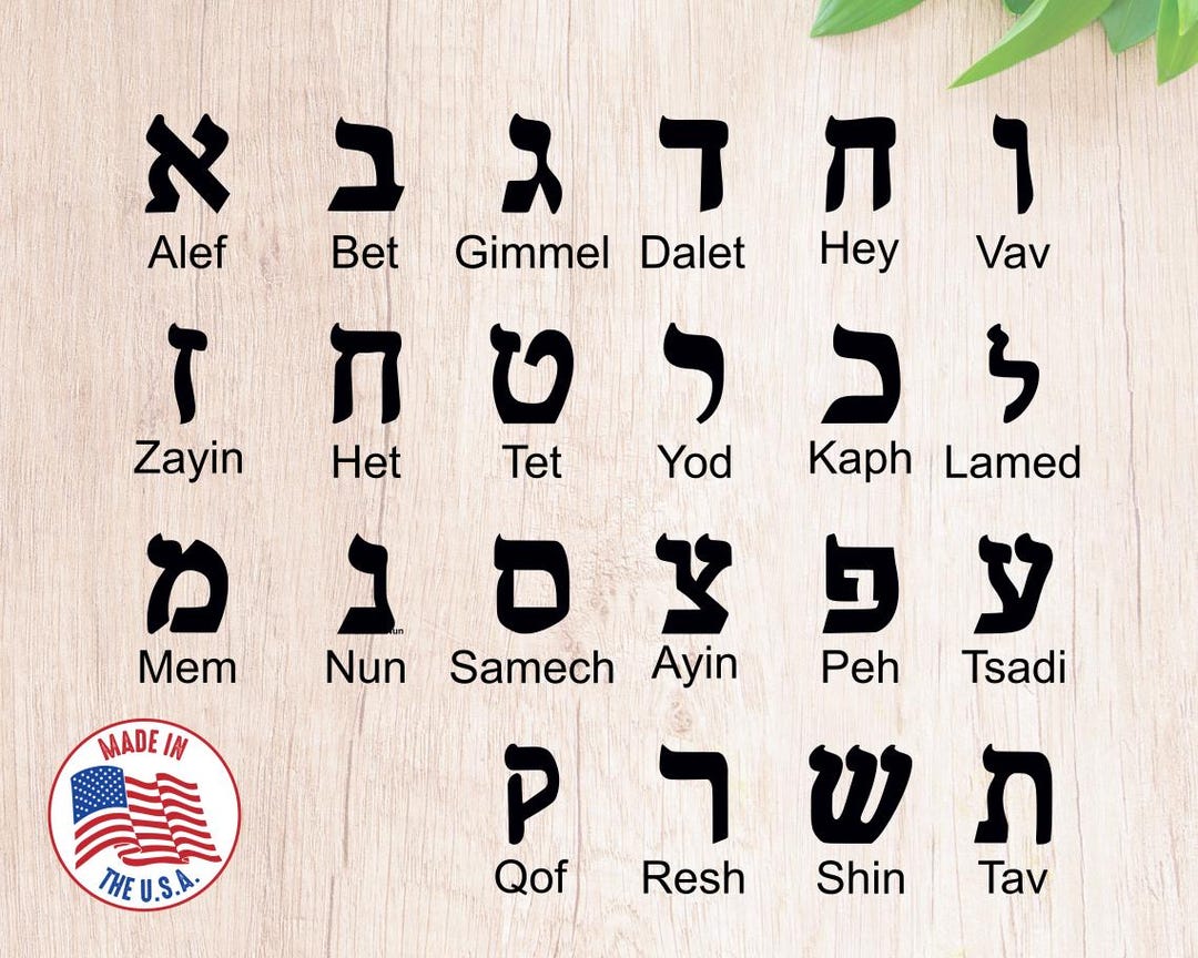 Fast Shipping! Hebrew Alphabet Letters Cutters - Custom Baking Gifts - Etsy