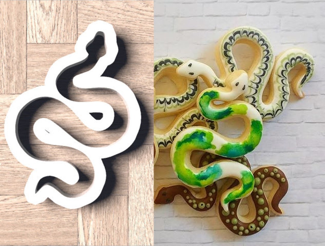 Fast Shipping Snake Animal Reptiles Cookie Cutter - Etsy