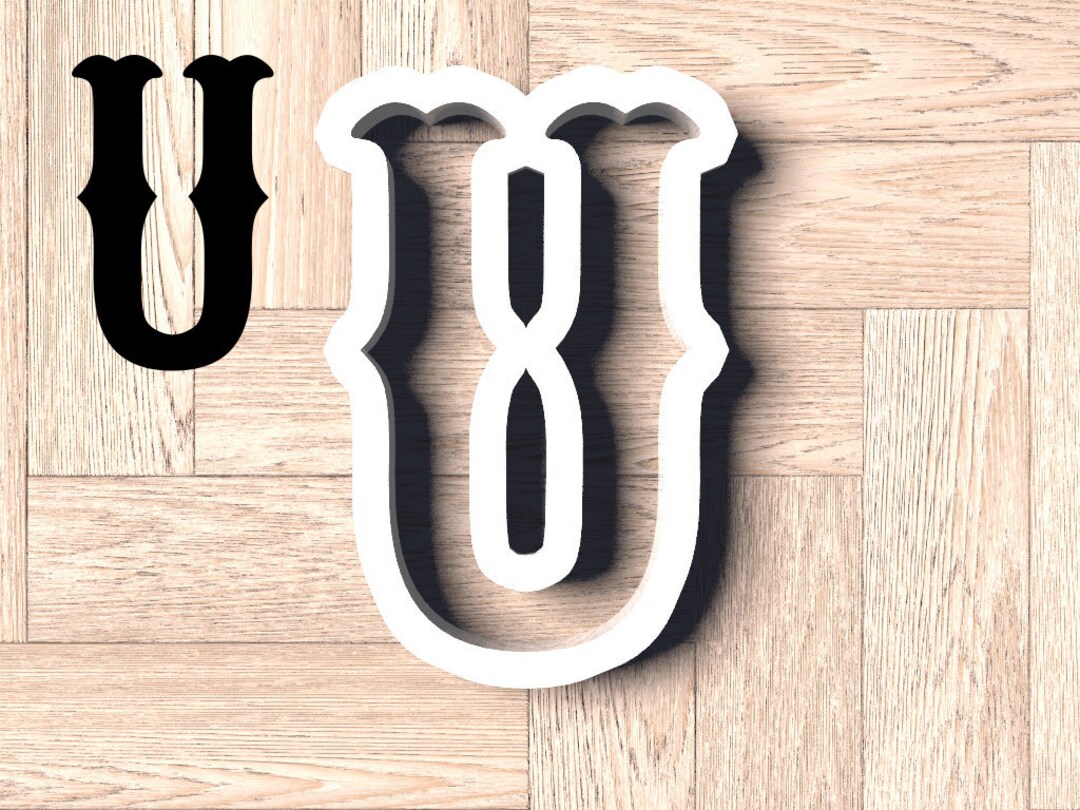 Carnival Letter U Cookie Cutter Alphabet Baking Gift - Etsy
