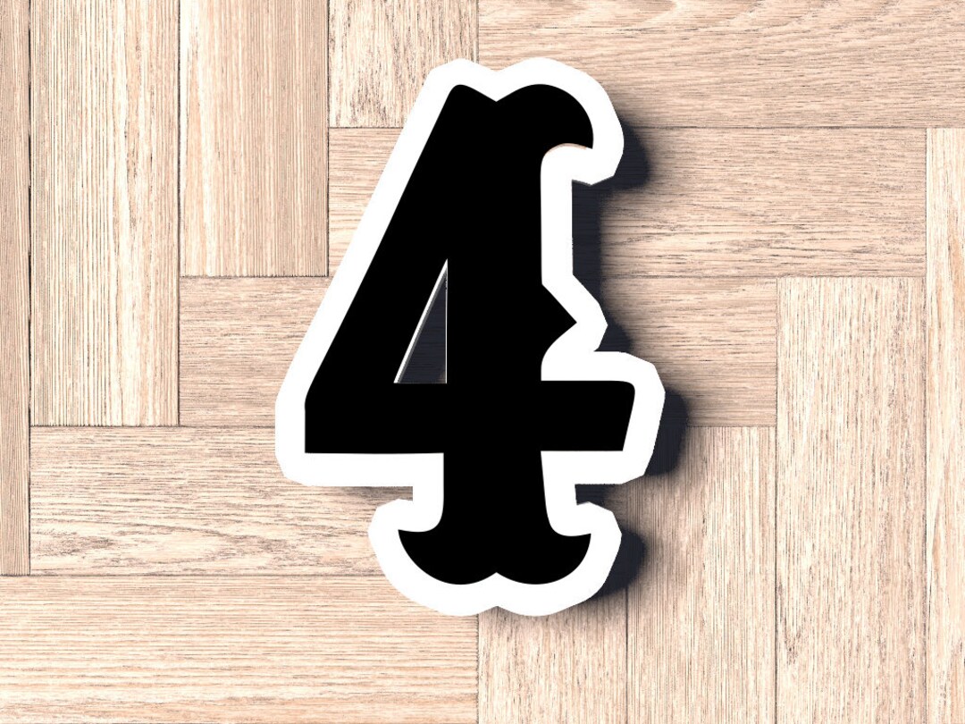 Fast Shipping! Carnival Number 4 Cookie Cutter - Circus Baking Gift - Etsy