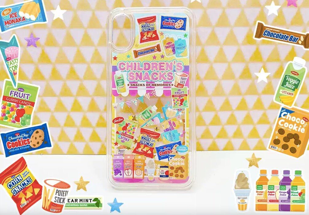Snack Supermarket Cute Holographic Quicksand Flowing Liquid Glitter ...