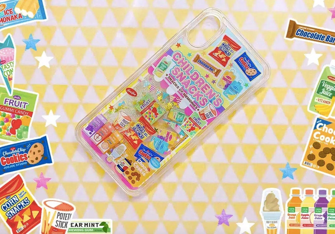 Snack Supermarket Cute Holographic Quicksand Flowing Liquid Glitter ...