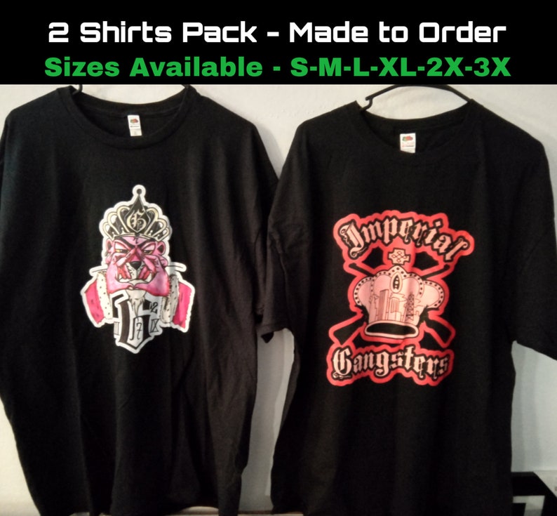 2 Imperial Gangsters Nation Shirts Package - AIGN- Folks - Chicago ...
