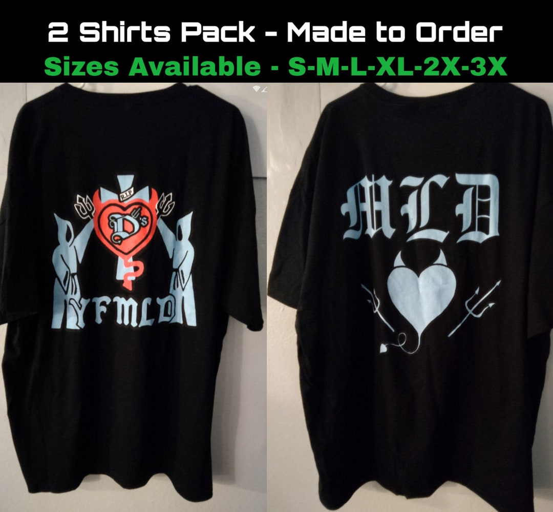 2 Maniac Latin Disciples Nation Shirts Package - MLD - Folks - Chicago ...