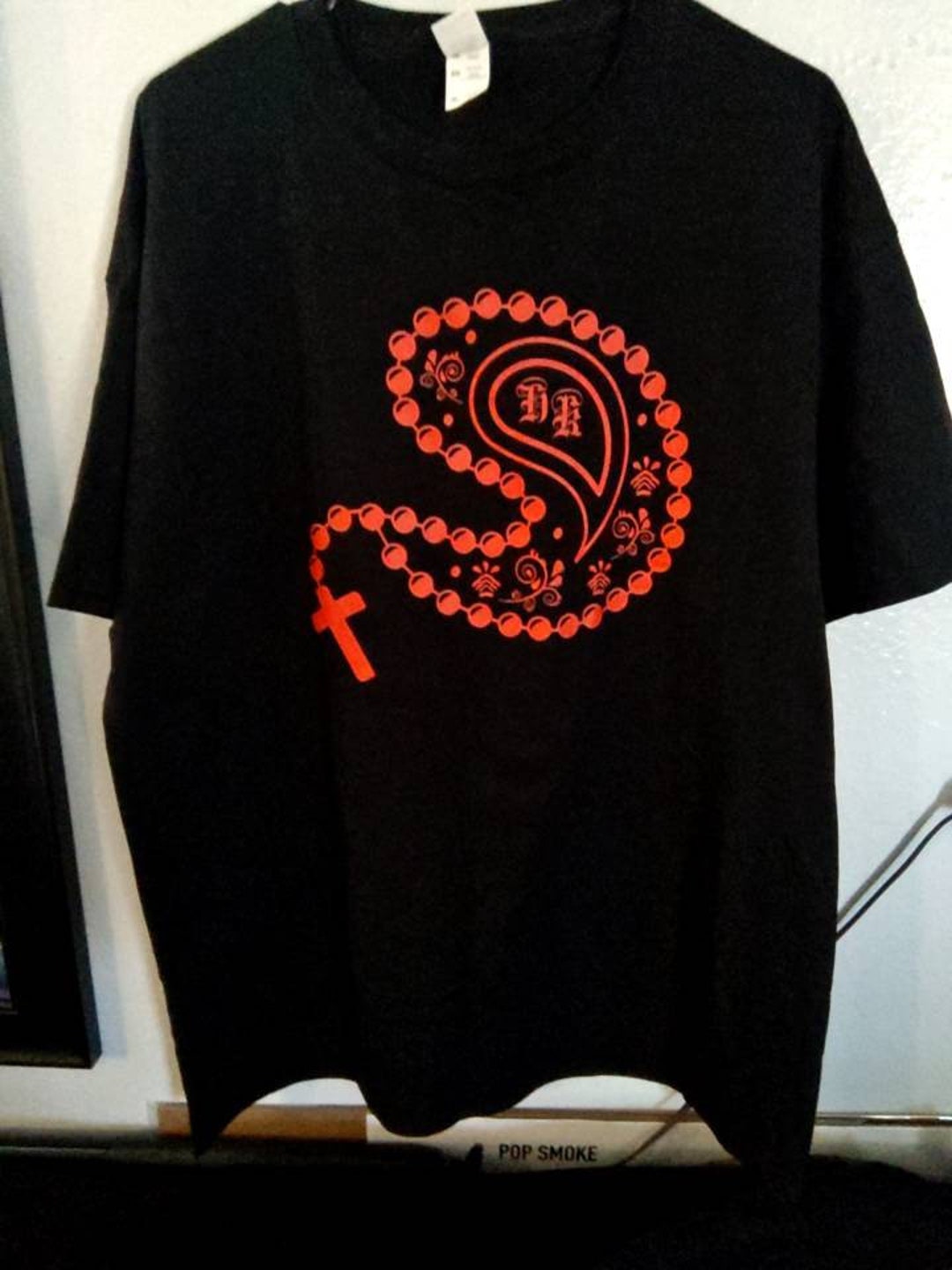 Red Bandanna Gangster Tear Drop Official Hood Kings Shirt_ Red Rag ...