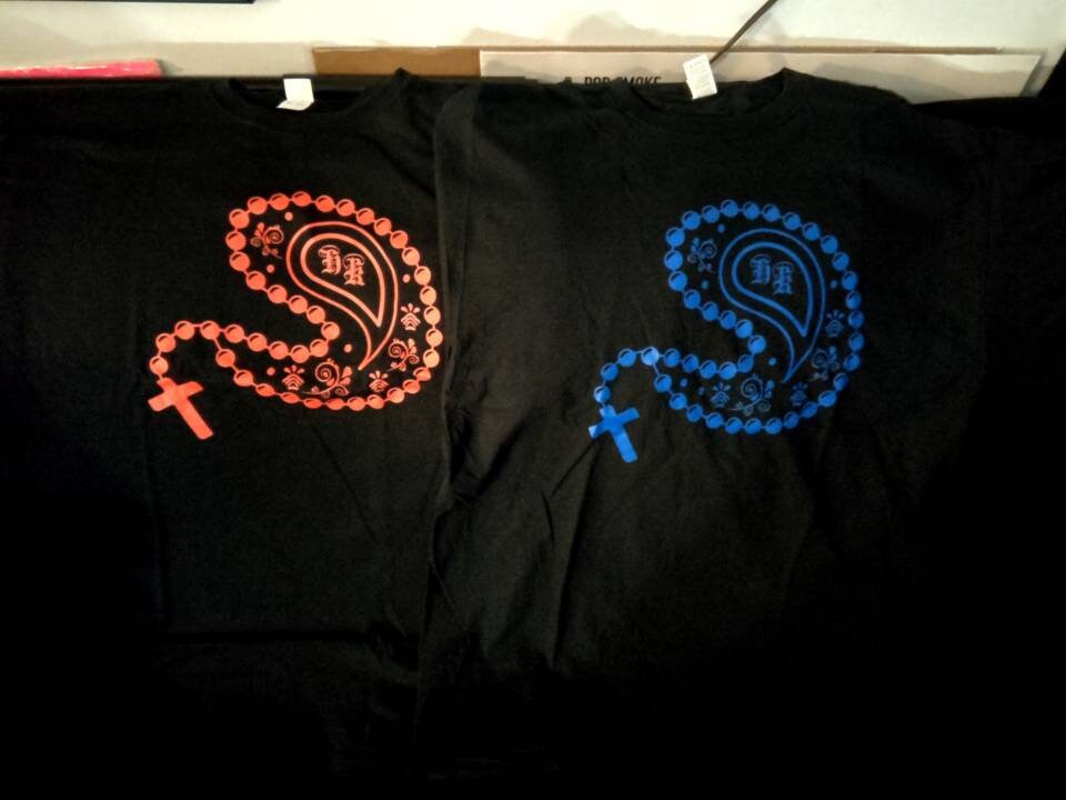 Red Bandanna Gangster Tear Drop Official Hood Kings Shirt_ Red Rag ...