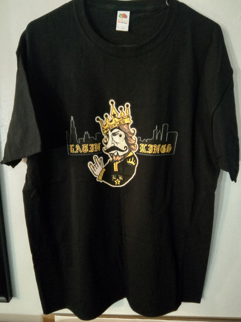 Almighty Latin King Nation Shirt 90s Latin Kings Design Chicago People ...