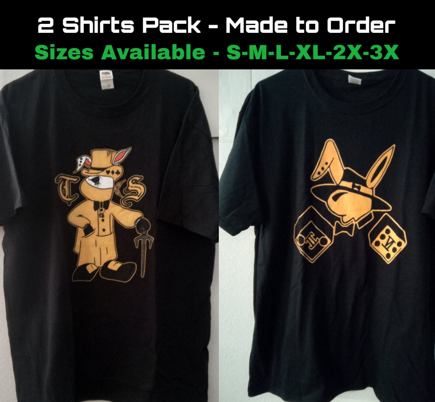 2 Gangster Two Six Nation Nation Shirts Package Folks chicago sizes ...