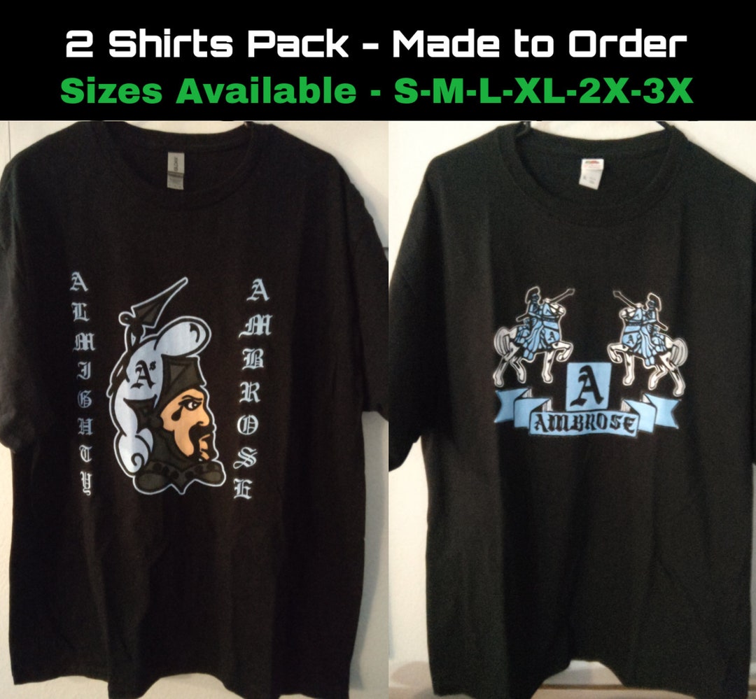 2 Almighty Ambrose Nation Shirts Package -a's -folks-chicago-sizes Made ...