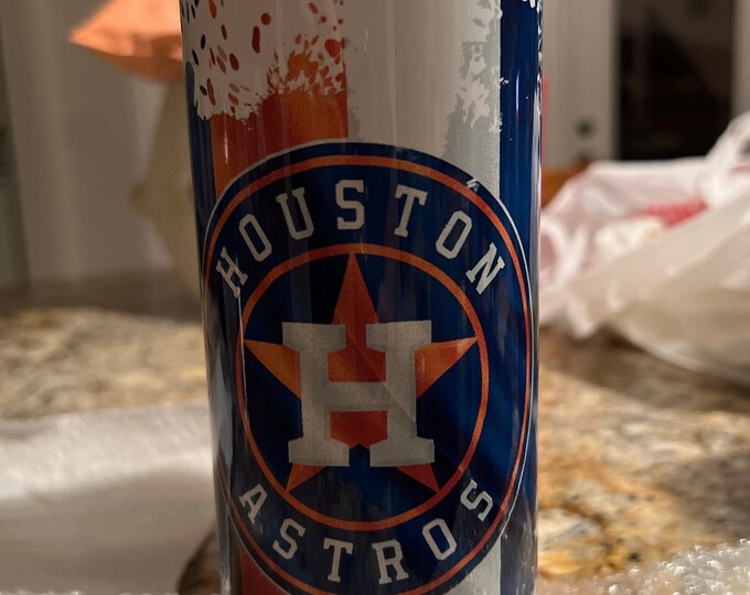 Houston Astros Tumbler, Yeti Cup, Stainless Steel Tumbler, Tumbler - Etsy