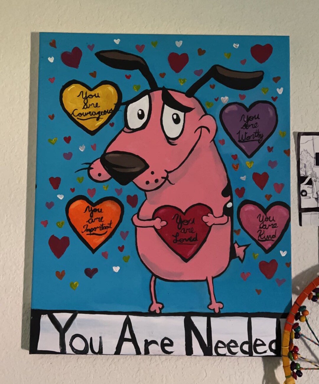 Courage, Gentle Reminders Painting - Etsy