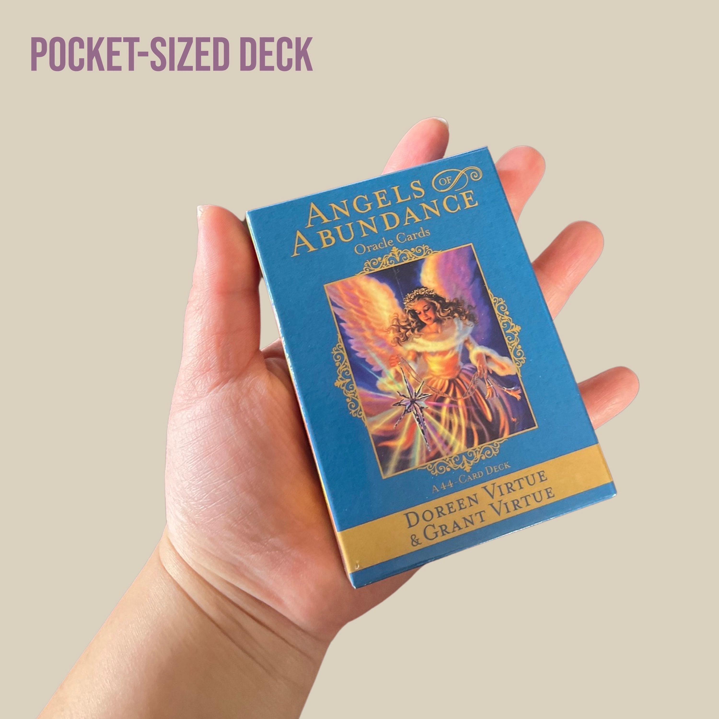 Angels of Abundance Oracle Deck Pocket Sized Deck, Oracle Deck ...