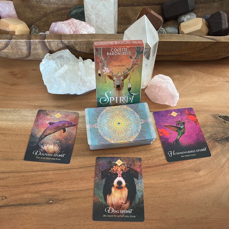 The Spirit Animal Oracle Deck - Pocket Sized Deck, Divination Cards ...