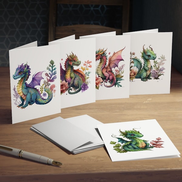 Dragon Greeting Card - Etsy
