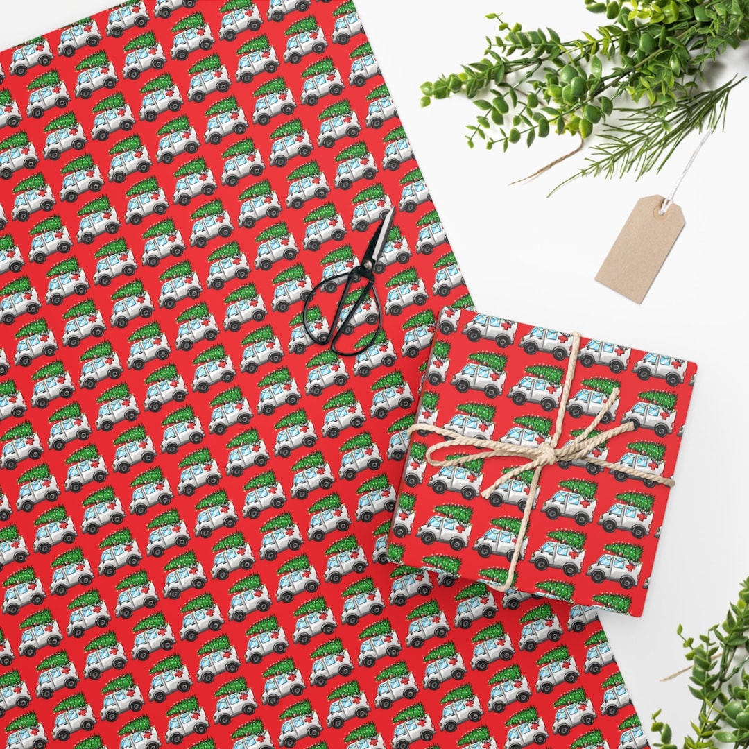 Ambulance Christmas Wrapping Paper Paramedic Gift Wrapping - Etsy