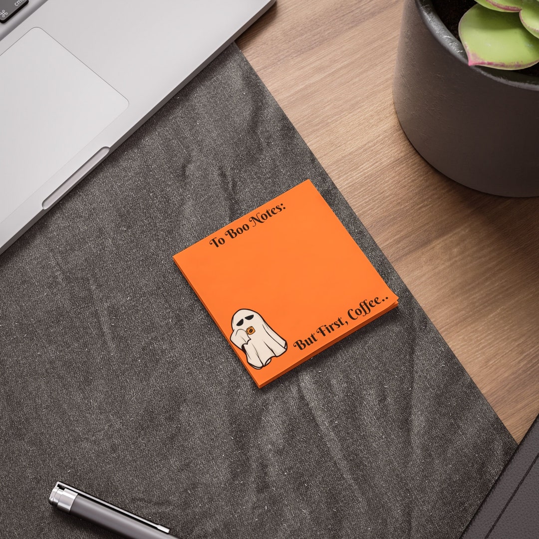 Sticky Notes for Halloween Post-it Notepad Note Pad for Halloween ...
