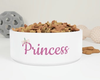 Princess Bowl for Dog - Etsy