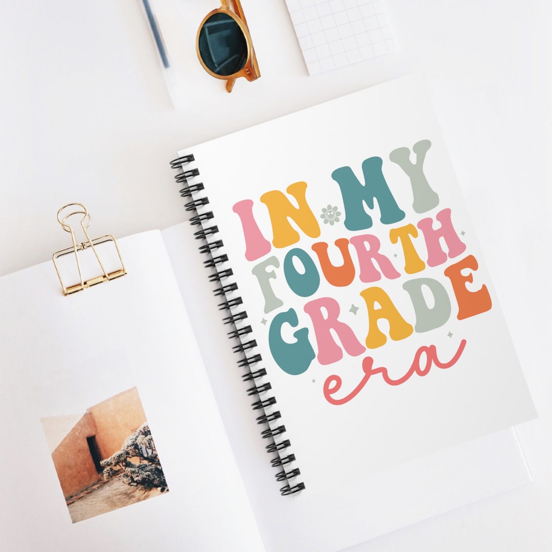 Fourth Grade Era Notebook Back to School Gift Idea for 4th Grader ...