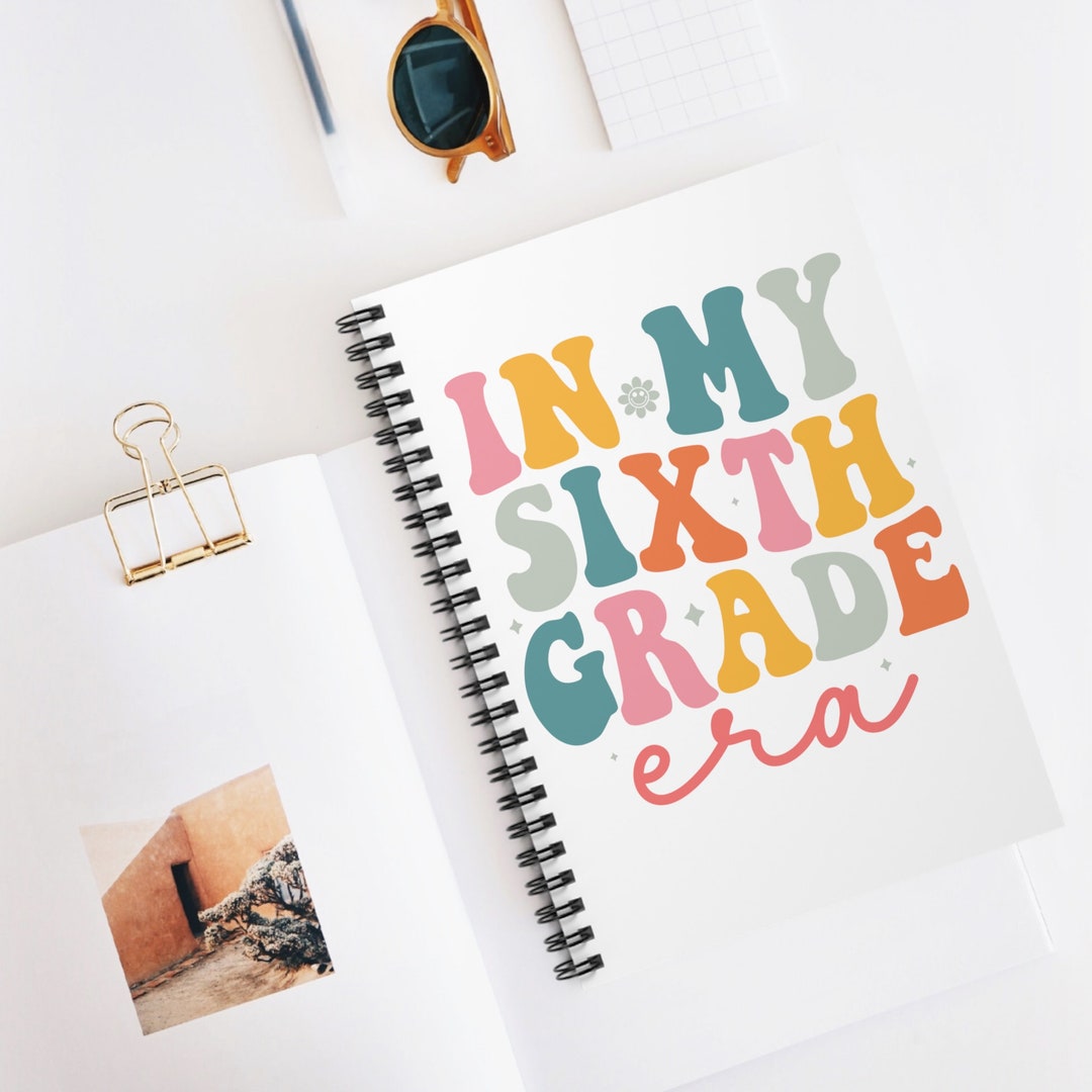 Sixth Grade Era Notebook Back to School Gift Idea for 6th Grader ...