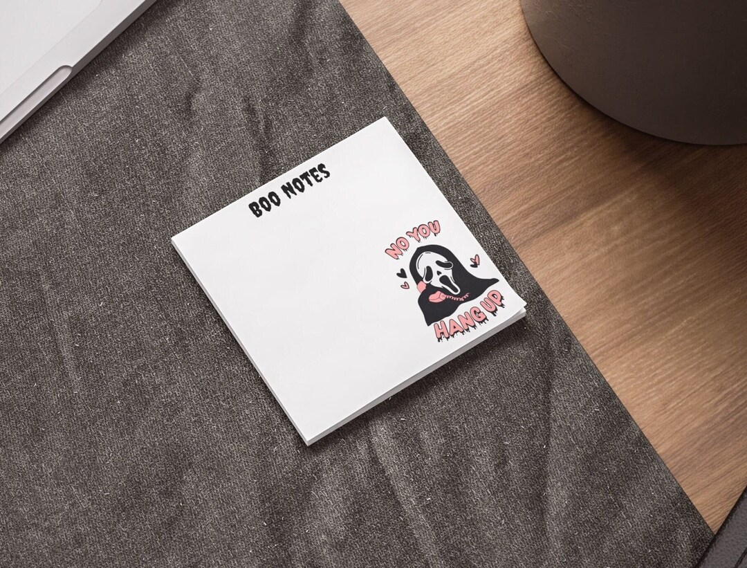 Ghost Sticky Notes for Halloween, Cute Spooky Stationary Notepad Gift ...