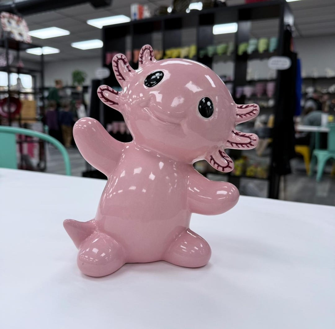 Adorable Axolotl Ceramic Figurine - Etsy
