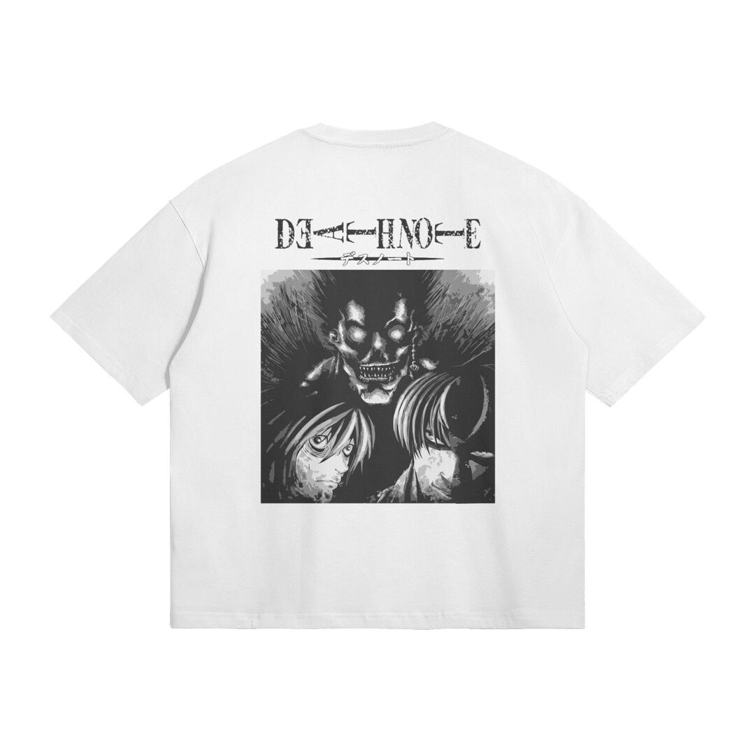 Death Note Oversized Fit T-shirt Ryuk & Light - Etsy