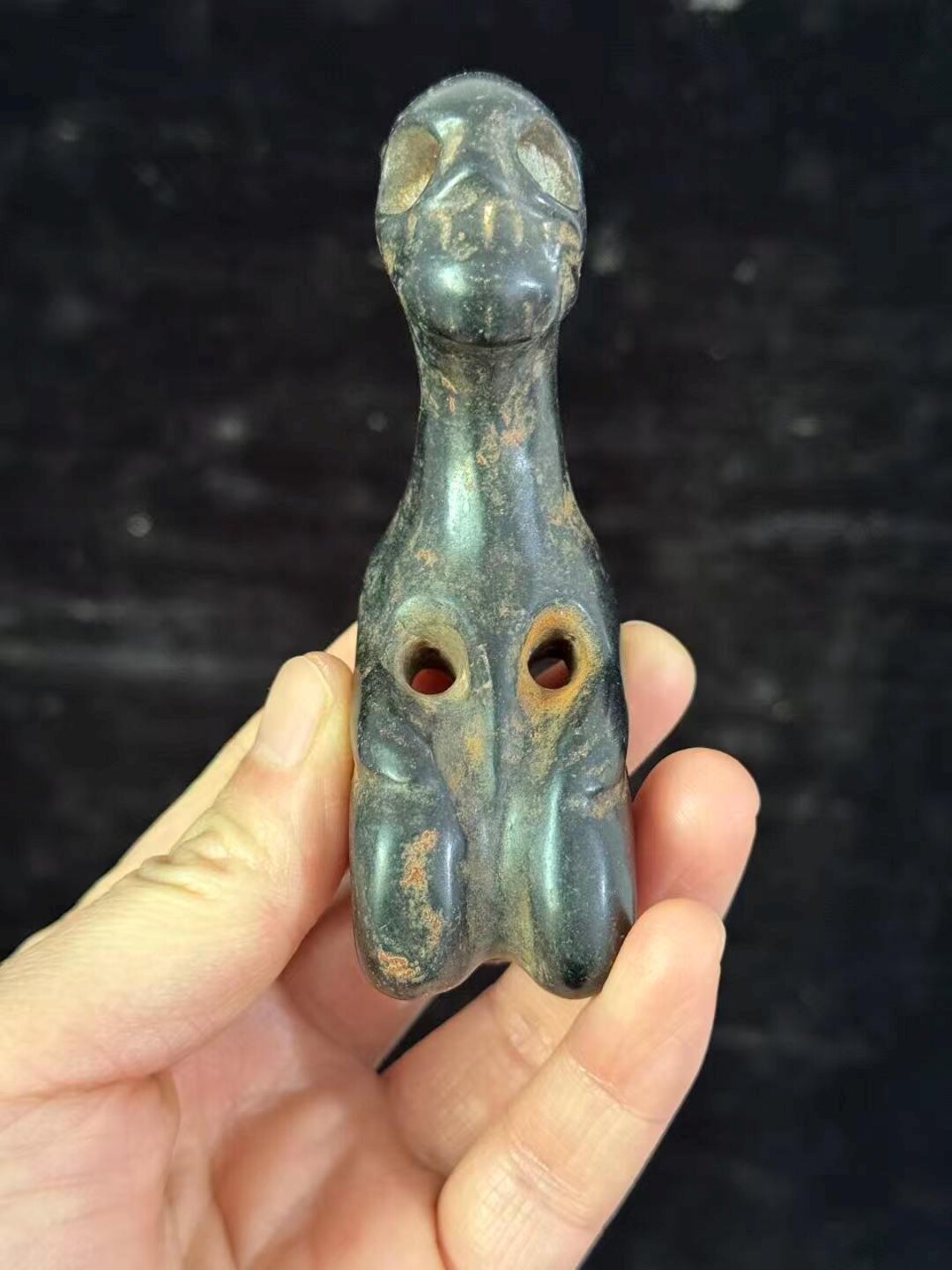 Blessing Magnet Glaze Charms, Meteorite Iron Alien Statue , Hongshan ...