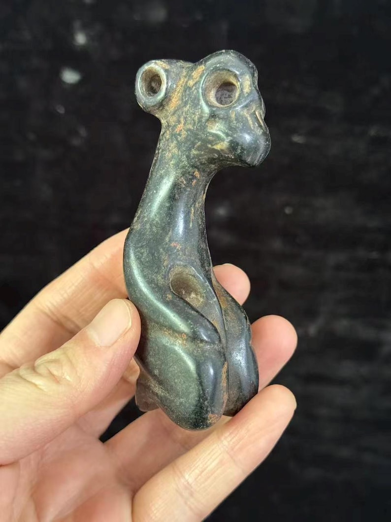 Blessing Magnet Glaze Charms, Meteorite Iron Alien Statue , Hongshan ...