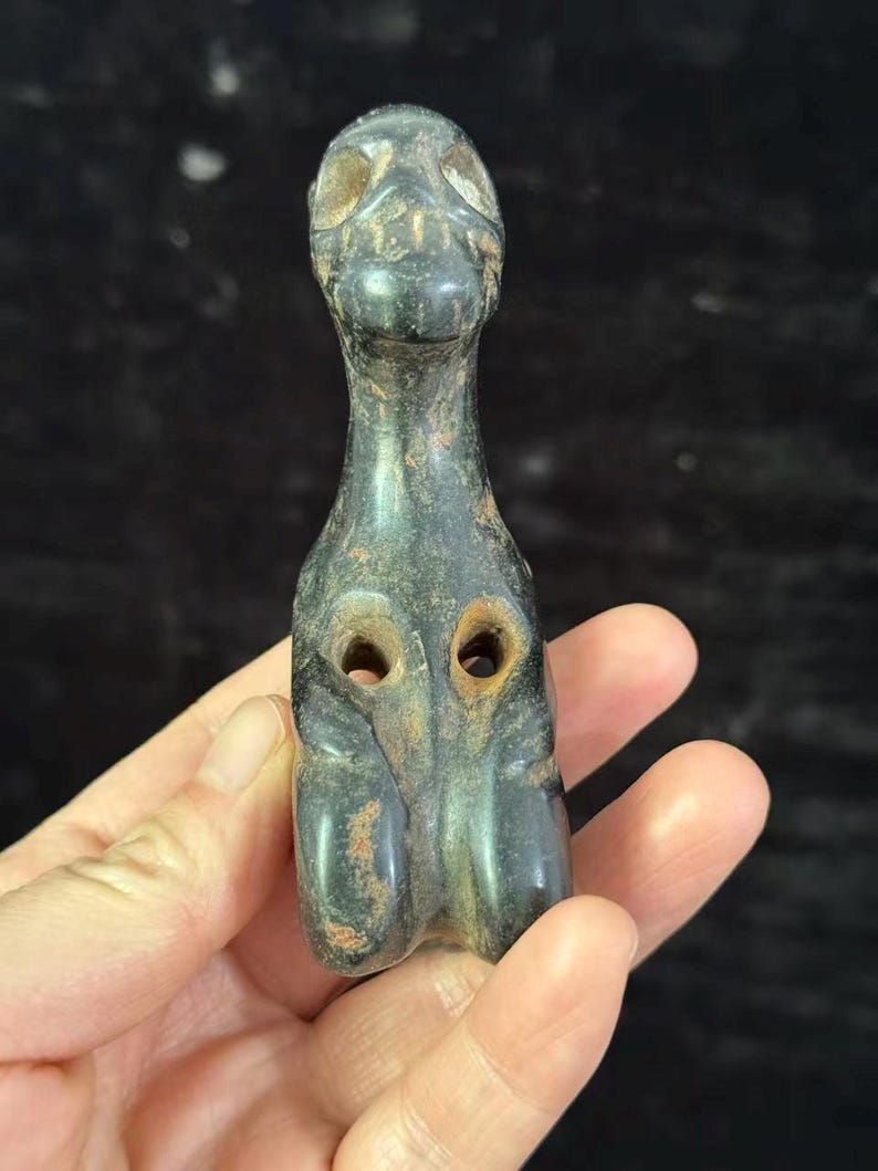 Blessing Magnet Glaze Charms, Meteorite Iron Alien Statue , Hongshan ...