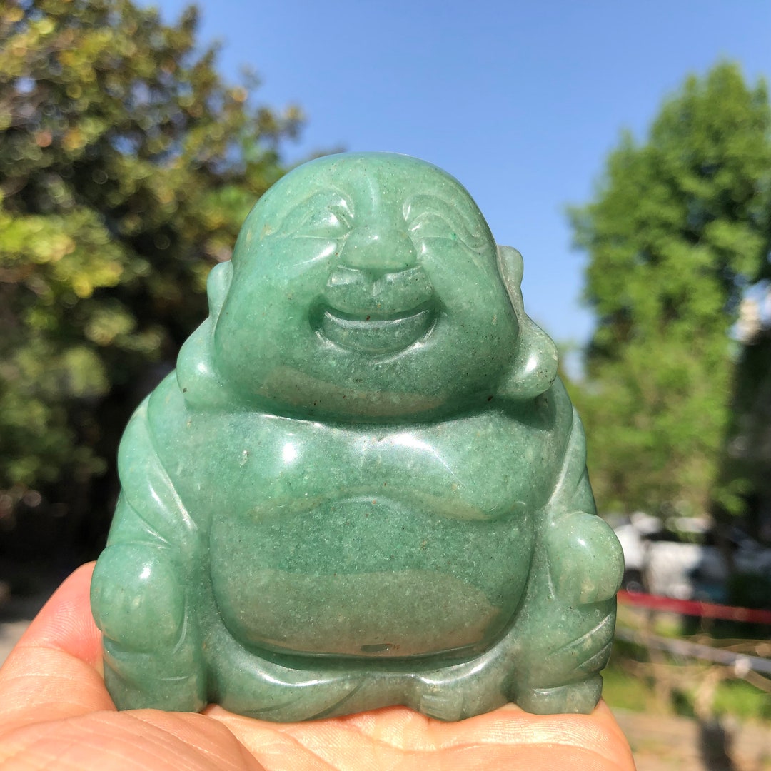 Dongling Jade Carved Buddha Statue, Healing Quartz Carved Crystal ...
