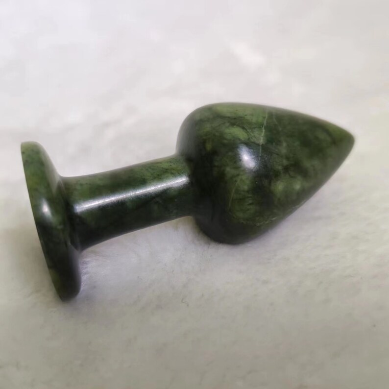Jade Cone Shape Plug for Fun Secret Gift to Her Him, Colorful Quartz ...