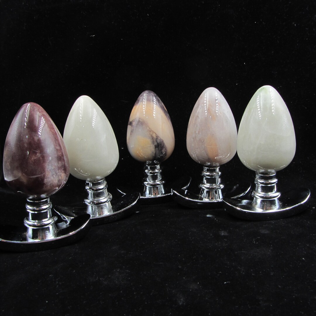 Jade Cone Shape Plug for Fun Secret Gift to Her Him, Colorful Quartz ...