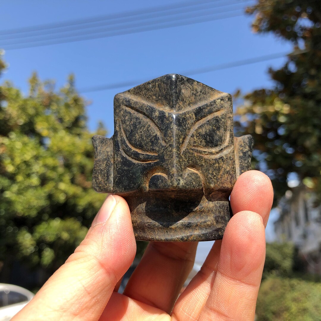 Magnetic Meteorite Sanxingdui Works of Art, Miniature Stone Alien ...