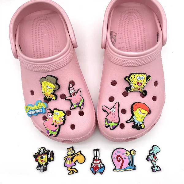 Spongebob Jibbitz Crocs - Etsy