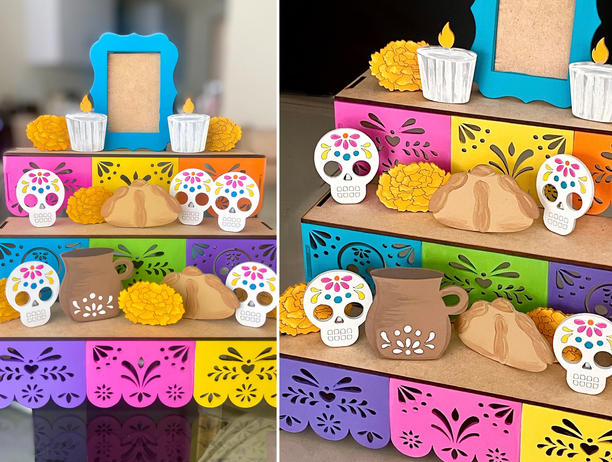 Altar De Muertos SVG, Cut File, Dia De Los Muertos, Papel Picado, Laser ...