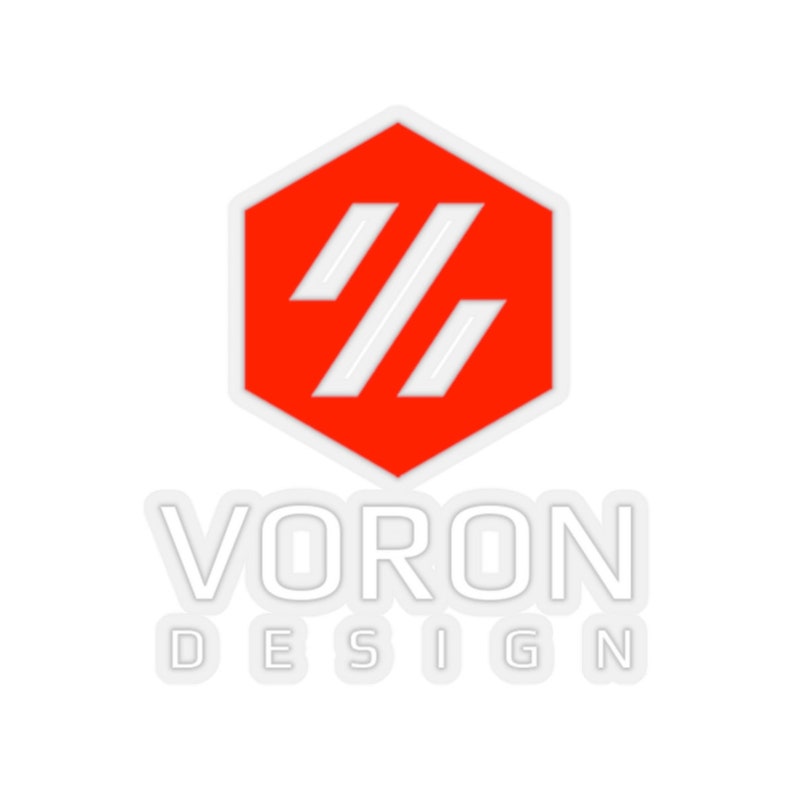 Voron Design Stacked Logo Kiss-cut Stickers - Etsy UK