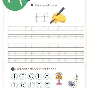 Printable Alphabet Tracing Worksheet, Preschool, Kindergarten, Kids ...