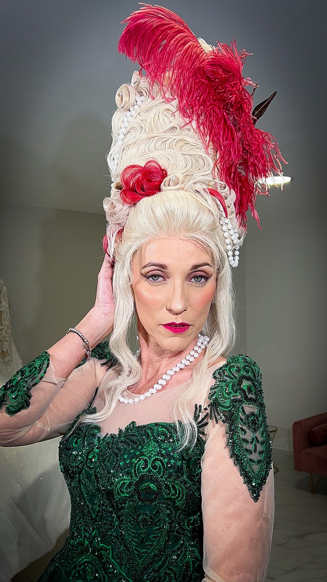 18th Century Hairstyle. Made From 100% Human Hair. - Etsy