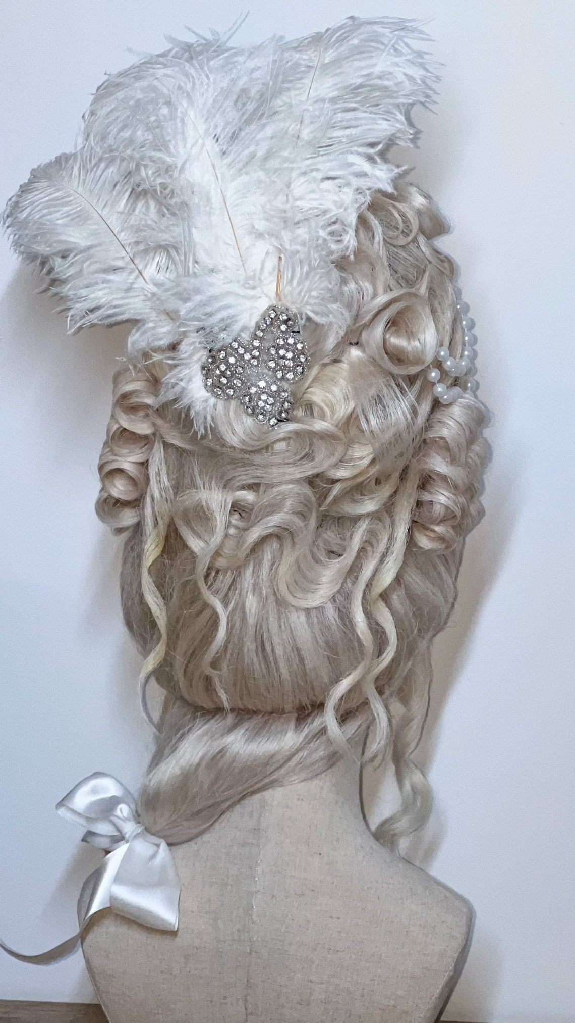 18th Century Hairstyle. Made From 100% Human Hair. - Etsy