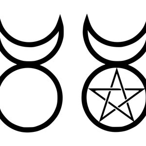 23 Piece Wiccan Witchcraft Symbols Set Circut Bundle \ Pagan Png ...