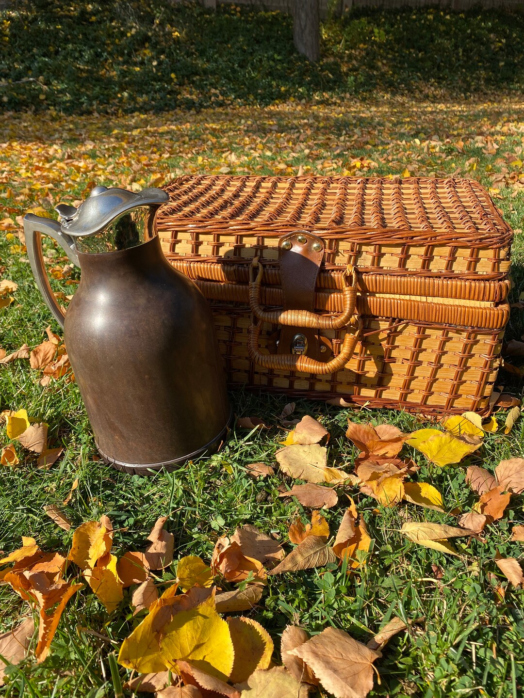 Vintage Stronglas Thermos Pitcher, Vintage Insulated Thermal Carafe ...