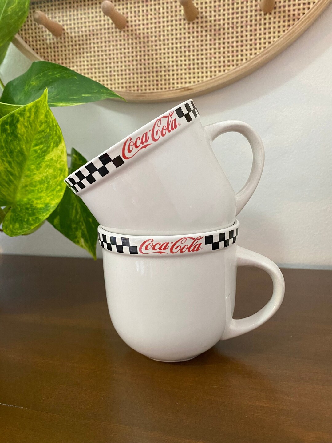 Retro Collectable Coca-cola Gibson Mug Pair, Vintage Diner Kitchen ...