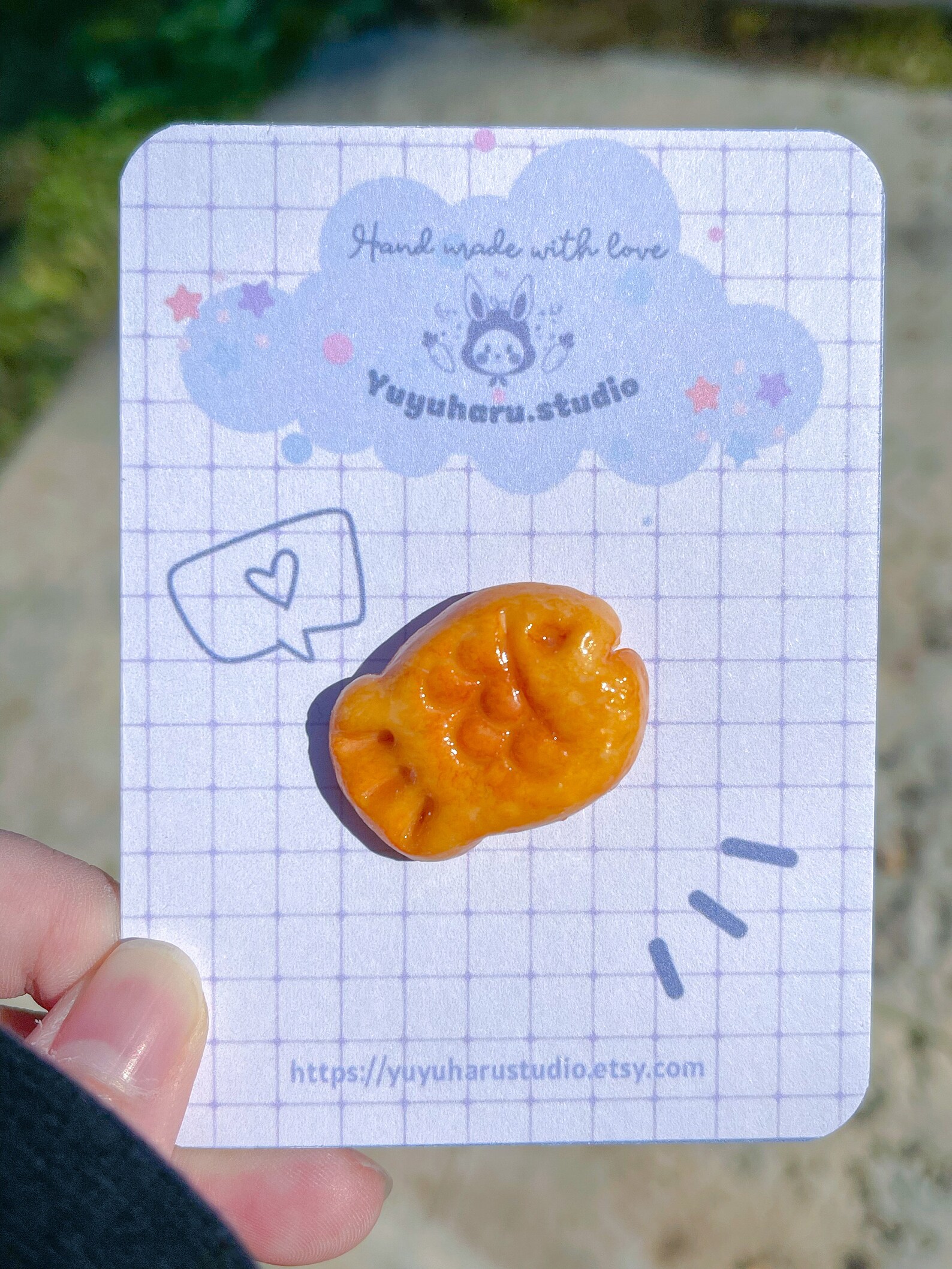 Cute Fish Cake Pin Kawaii Pins Clay - Etsy